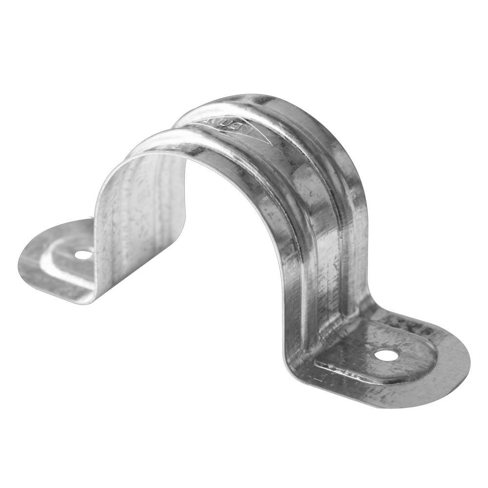 GRAPA CONDUIT GALVANIZADA 1/2 DOBLE ALA PQT X 6 UDUKE | Distribuciones Hoyostools SAS